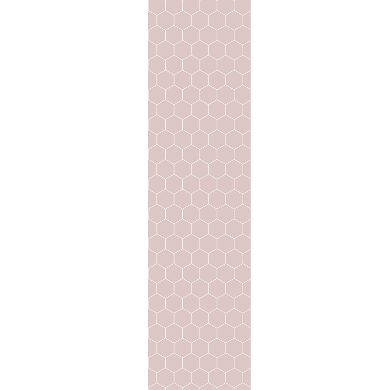 Fibo Hexagonal Dusky Pink Wall Panel | Wet Wall Works
