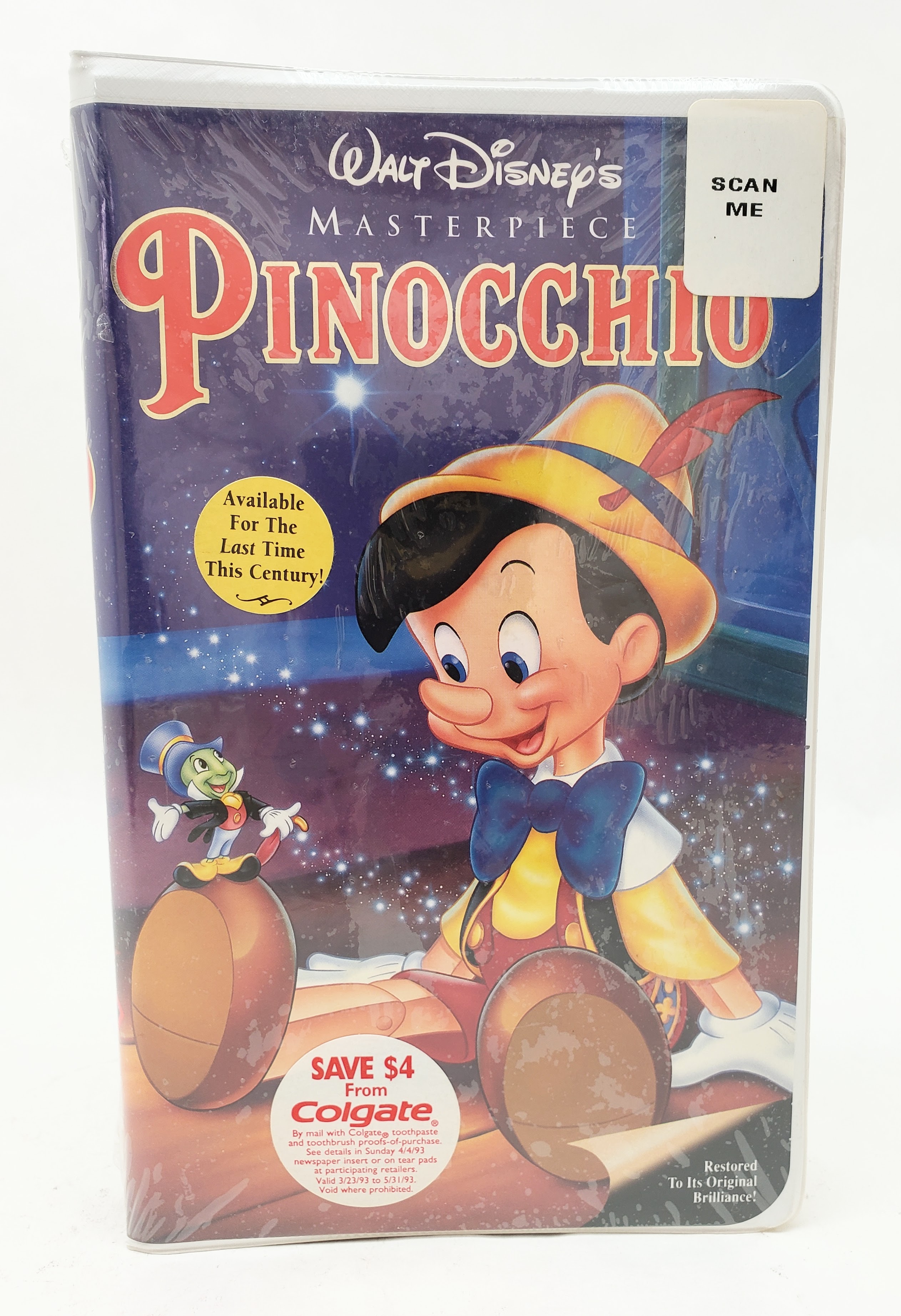 Pinocchio NEW IN IT'S ORIGINAL PACKAGE -Walt Disney's Masterpiece ...