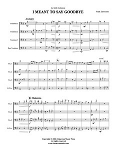 I Meant to Say Goodbye (download) - Imagine Music Publishing LLC