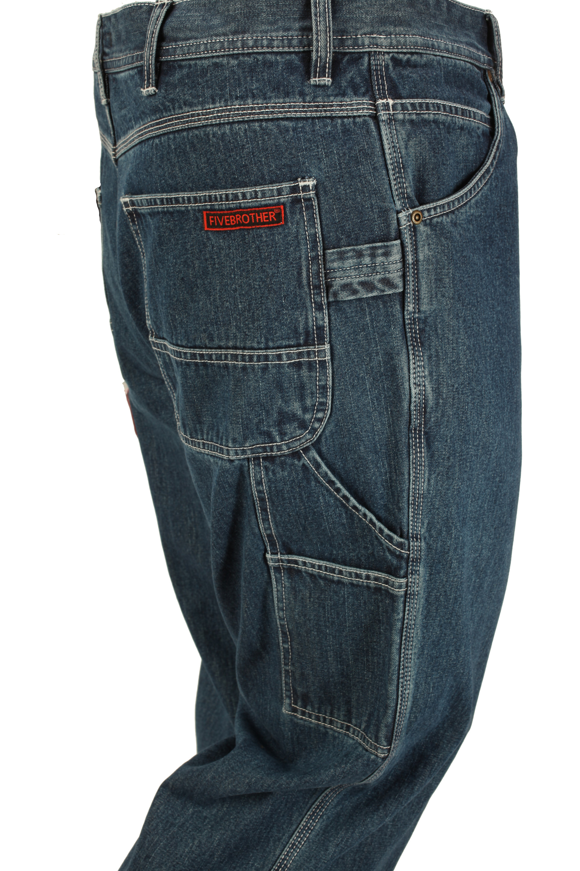 12oz Washed Ringspun Denim Dungaree Relaxed Fit
