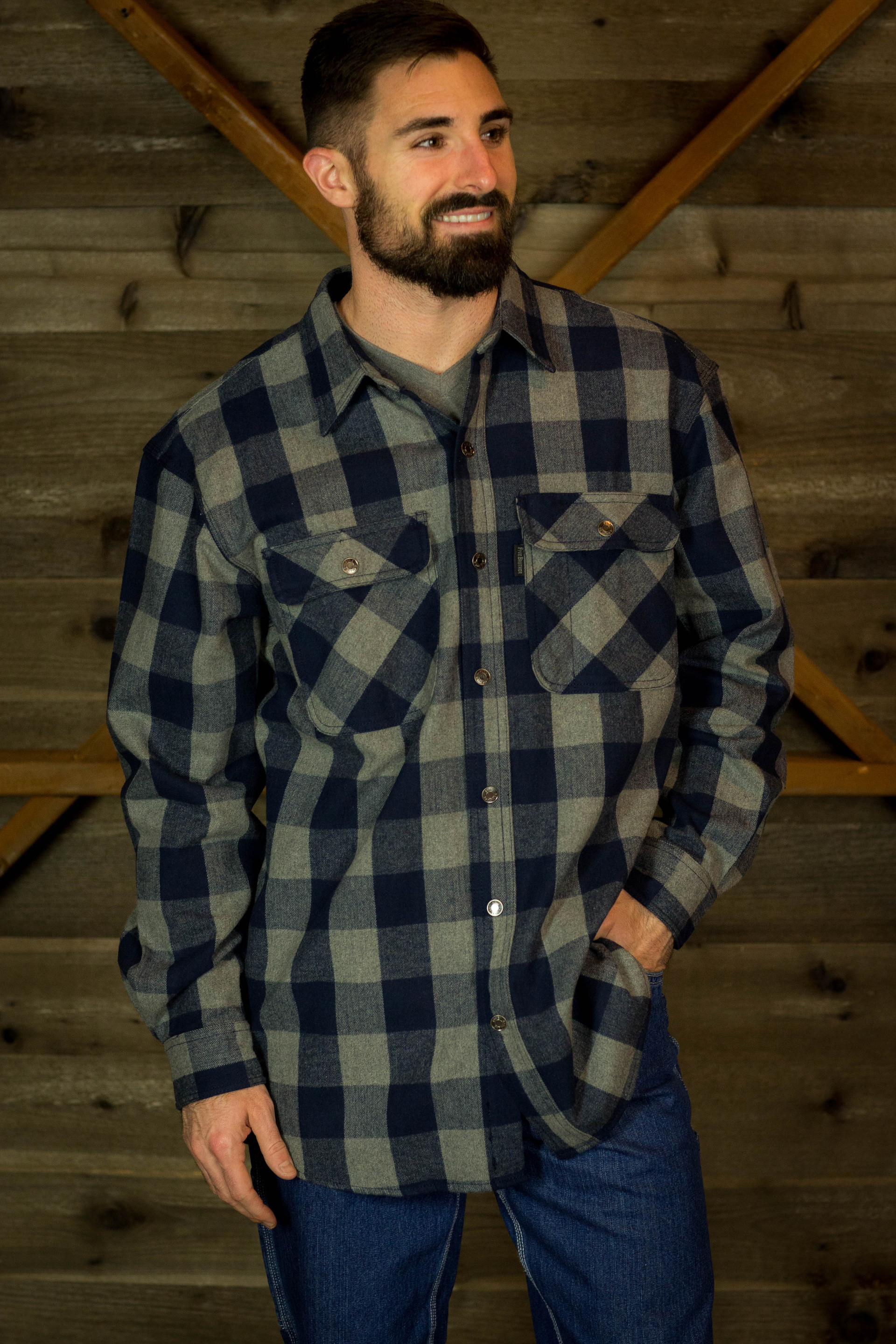 9oz Snap Front Flannel 2020