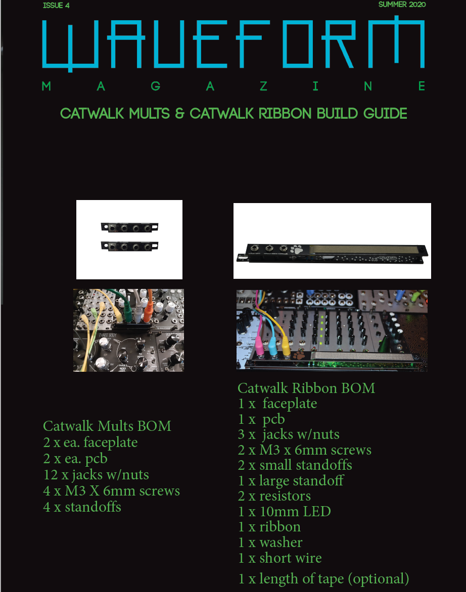 Build Guide for Catwalk Mult and Catwalk Ribbon