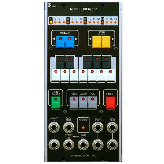 Synthetic Sound Labs — Mini Sequencer Model 1650 - Waveform Magazine
