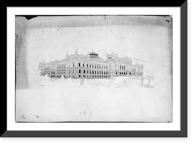 Historic Framed Print, [Library of Congress, Washington, D.C. Exterior ...