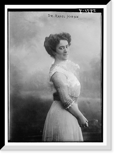 Historic Framed Print, Dr. Rachel Hirsch, 17-7/8" x 21-7/8"