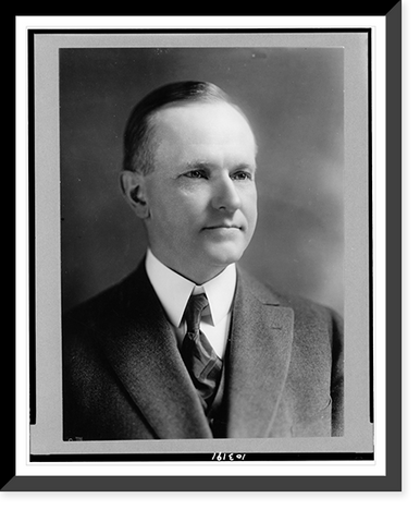 Historic Framed Print, [President Calvin Coolidge, head-and-shoulders ...
