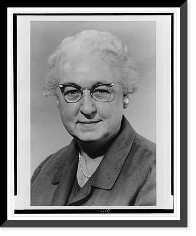 Historic Framed Print, [Dr. Virginia Apgar, head-and-shoulders portrait ...