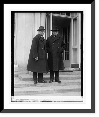 Historic Framed Print, Dr. T. Manle, Dr. V. Grotan, 17-7/8" x 21-7/8"