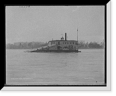 Historic Framed Print, Water works, intake, Buffalo, N.Y., 17-7/8" x 21 ...