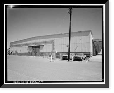 Historic Framed Print, Naval Supply Annex Stockton, Transit Shed ...
