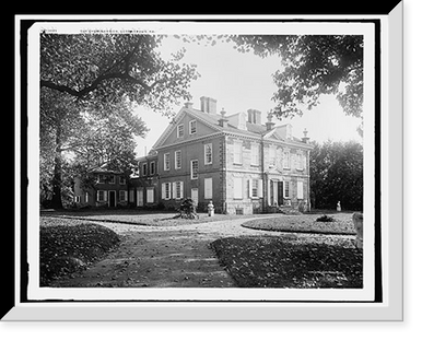 Historic Framed Print, Cliveden, Chew Mansion, Germantown, Pa., 17-7/8 ...