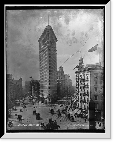 Historic Framed Print, Flat-Iron [i.e. Flatiron] Building, Fifth Avenue ...