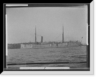 Historic Framed Print, U.S.S. Castine, 17-7/8" x 21-7/8"