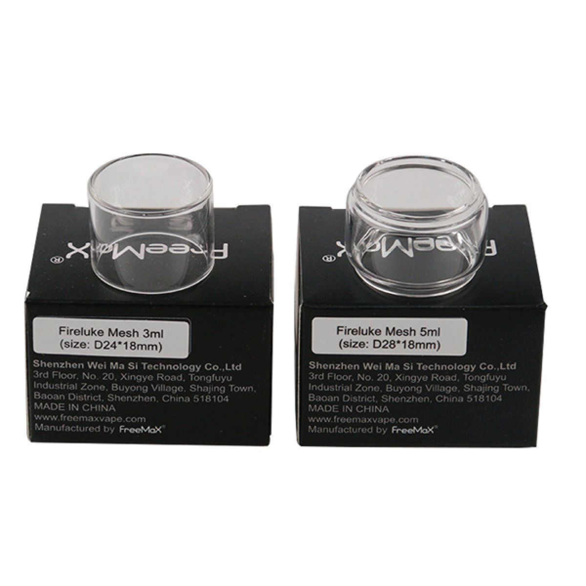 Freemax Fireluke Mesh Tank Replacement Bulb Glass