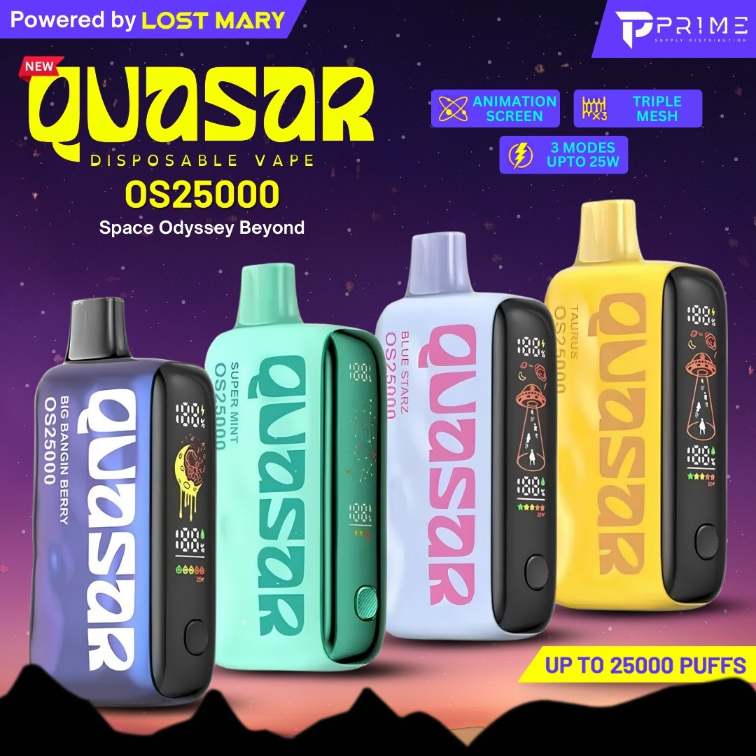 Quasar OS25000 Disposable Vape - Prime Supply Distro