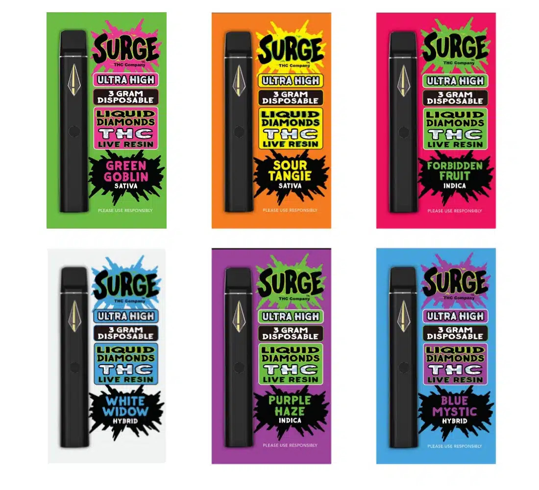 Surge Pure THCA 3G Disposables - Premium THCA Live Resin Vapes - Prime ...