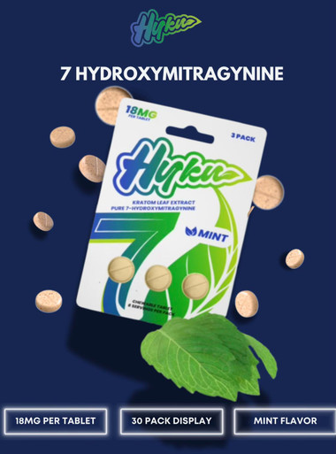 Hyku 7-Hydroxymitragynine Tablets – Premium Kratom for Enhanced ...