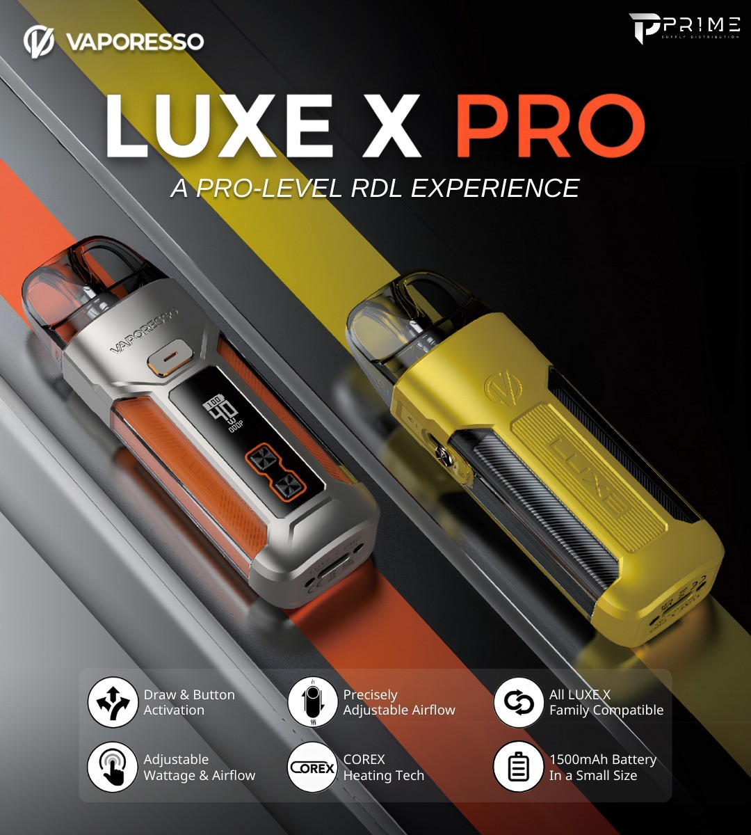 Vaporesso Luxe X Pro Kit - Compact & Powerful Pod System for MTL & RDL ...
