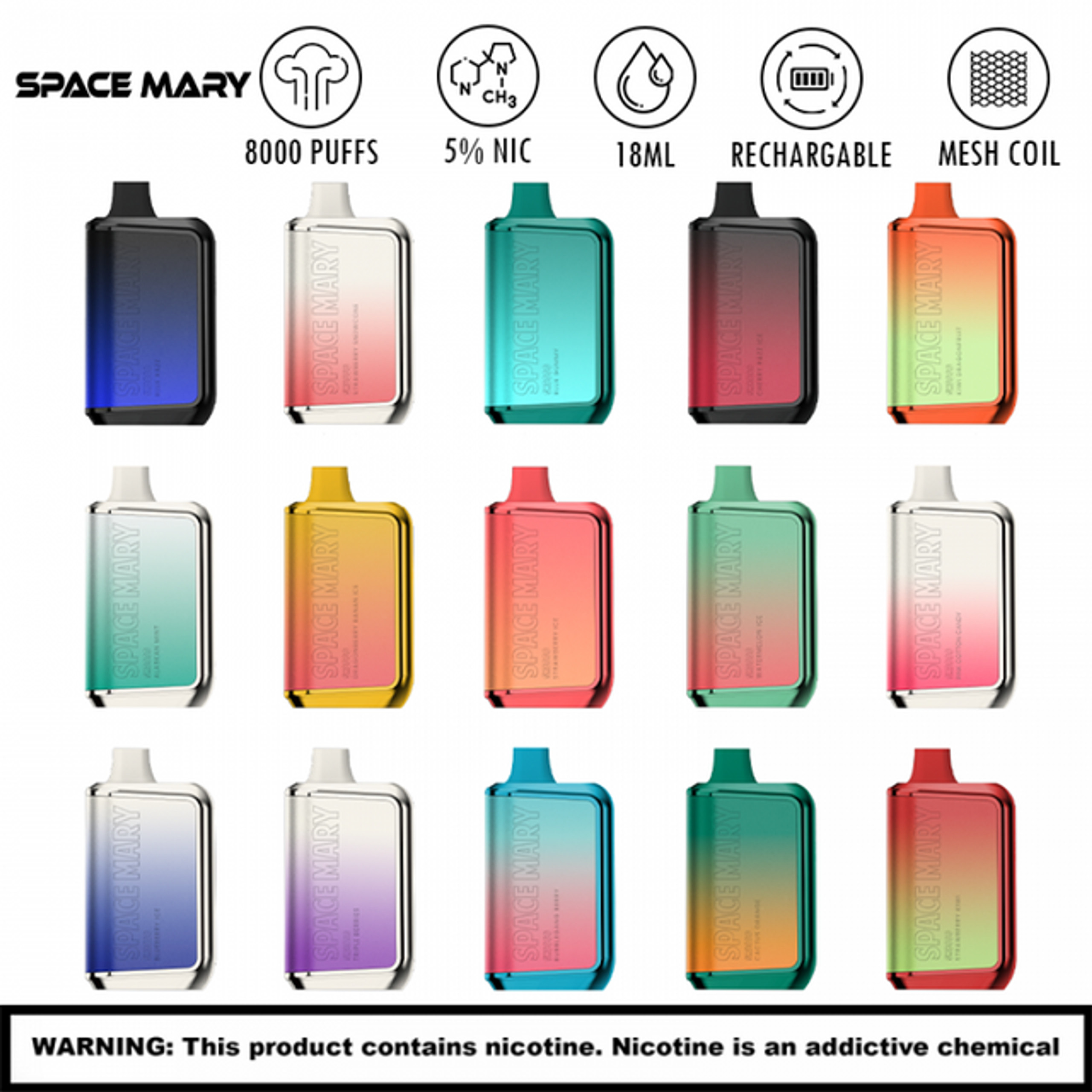 Wholesale Space Mary Vape: Bulk Premium Disposable Vapes