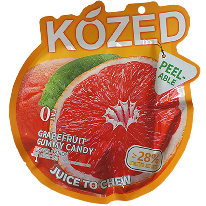 KOZED Peelable Gummy Candy – Assorted Fruit Flavors (Pack of 10 ...