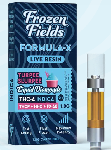 Frozen Fields Formula X THCA Live Resin Cartridge 1G | Prime Supply Distro