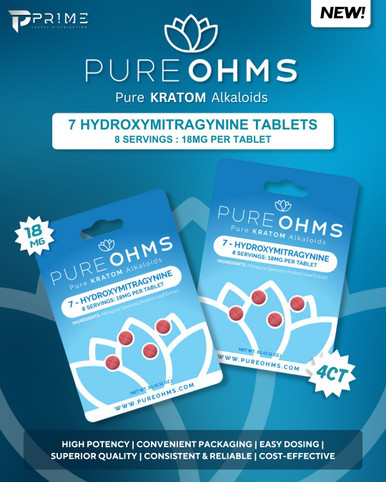 Pure Ohms 7-Hydroxy Tablets Pills | Prime Supply Distro