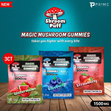 Shroom Puff Magic Mushroom Gummies 1500MG | Prime Supply Distro