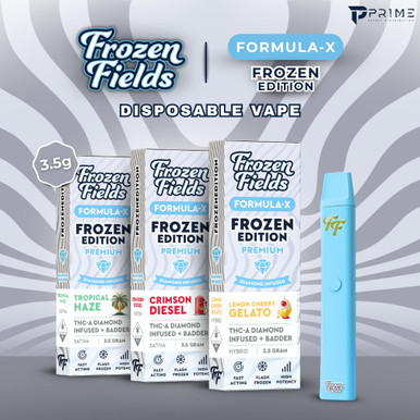 Frozen Fields Formula X THCA Disposable Frozen Edition 3.5G | Prime ...