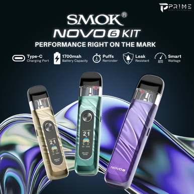 Smok Novo 6 Pod System | Prime Supply Distro