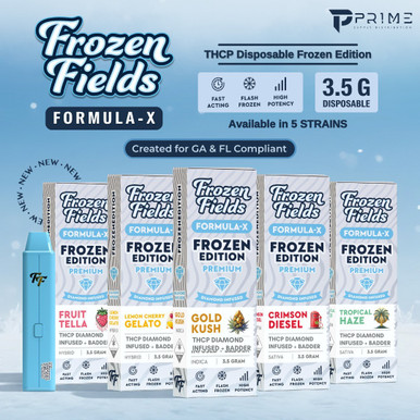 Frozen Fields Formula X THCP Disposable Frozen Edition 3.5G | Prime ...
