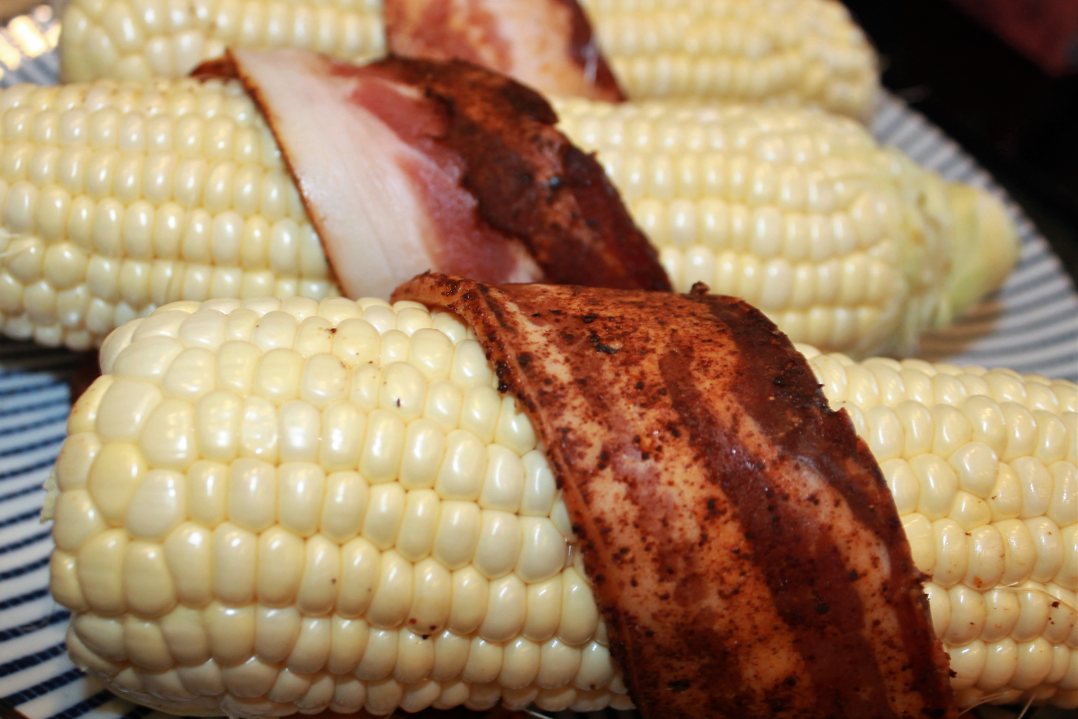 BBQ Baconized Corn on the Cob - Baconfreak.com