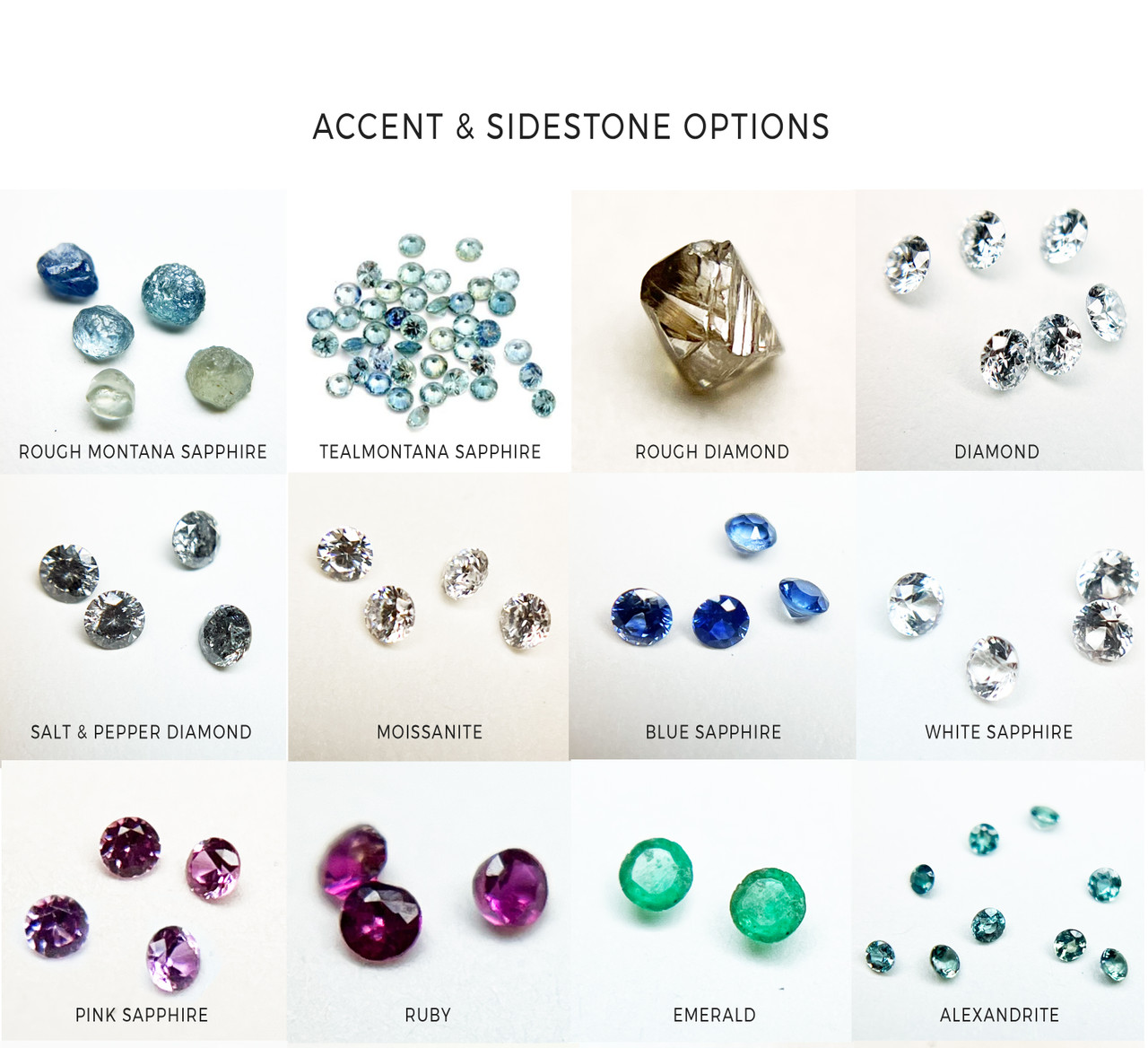 Woodland Three-Stone Diamond Ring Setting | Olivia Ewing