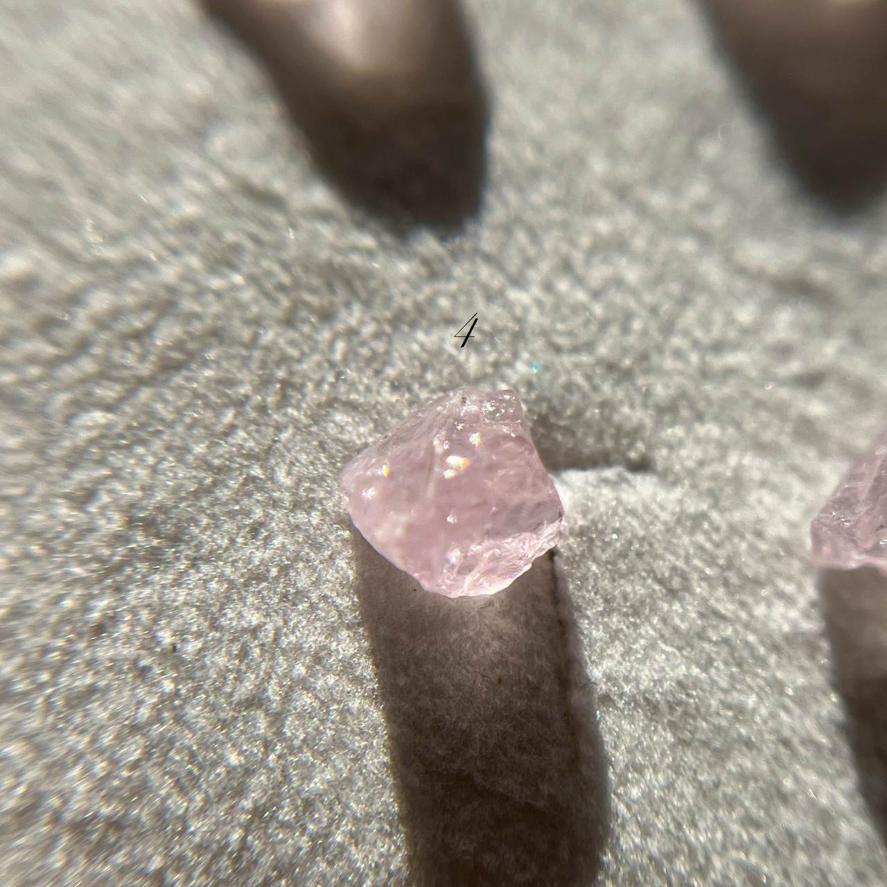 Rough Uncut Blush Morganite Loose Gemstone for Sale