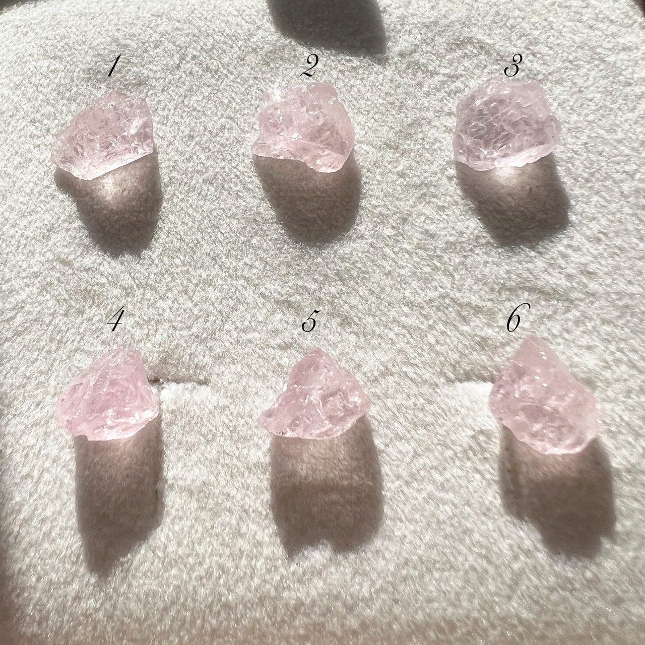 Rough Uncut Blush Morganite Loose Gemstone for Sale