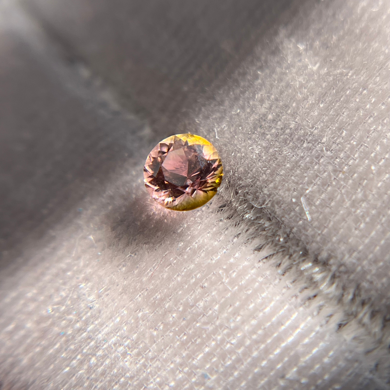 Loose Gemstone Parti Colour Pink Watermelon Half Rind Tourmaline