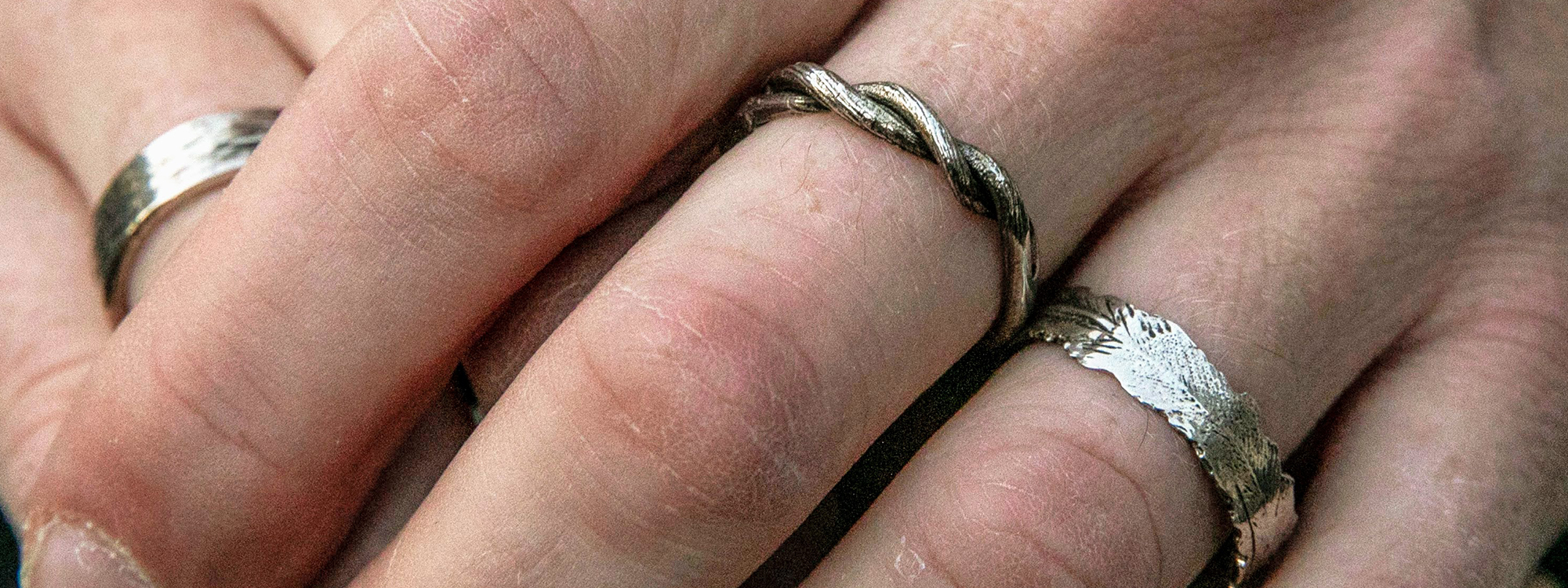 Men's Sterling Silver Wedding Bands/Rings | Olivia Ewing