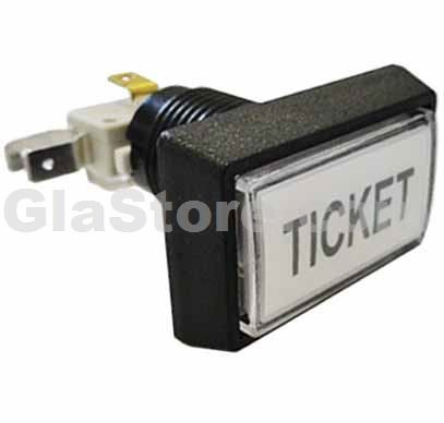 "Ticket" Button for Cherry Master or Pot O Gold - Great Lakes Amusement