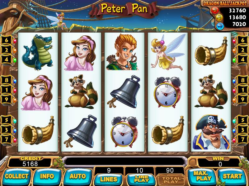 Peter Pan Game By Astro - VGA 9 or 25 Liner - Great Lakes Amusement