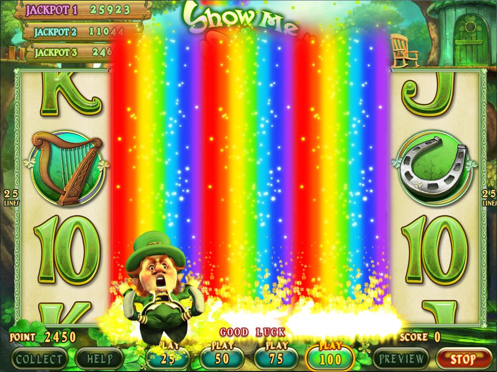 Show Me Shamrock Game by IGS - VGA 25 Liner - Great Lakes Amusement