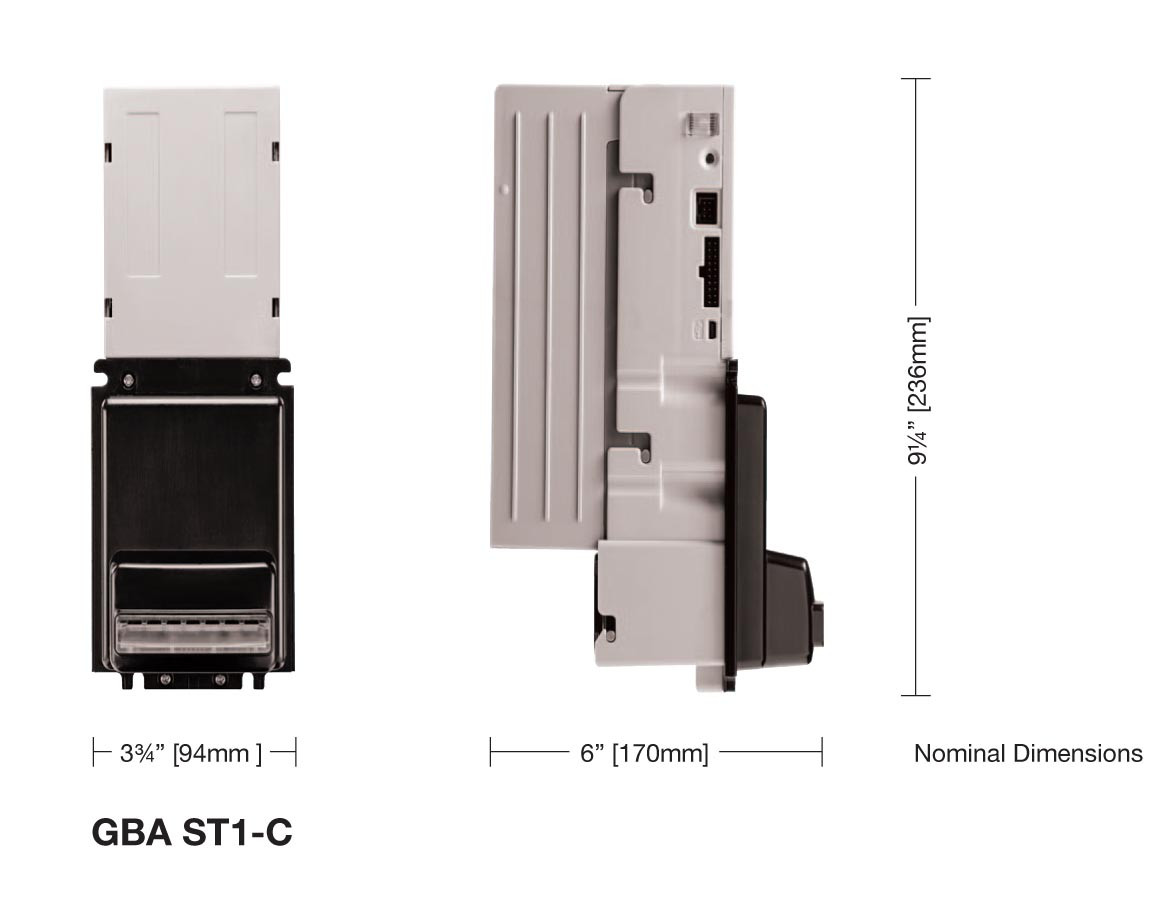 ST1-C Global Bill Acceptor by AstroSystems 120V AC - Great Lakes Amusement