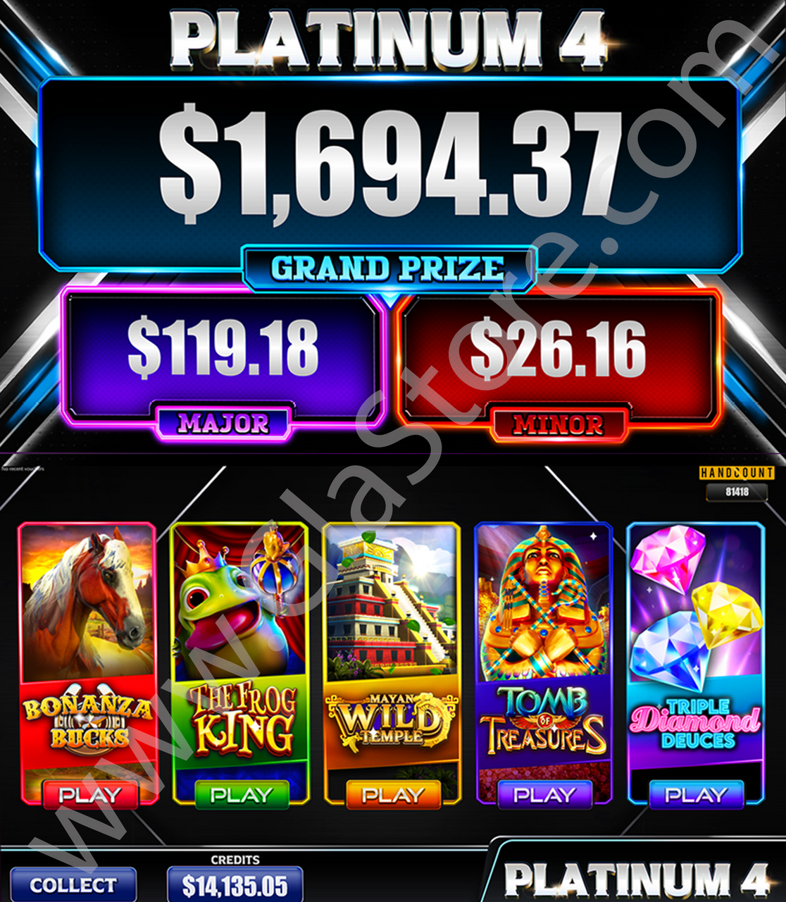 Diamond Skill Games Platinum 4 by Banilla Games - Great Lakes Amusement