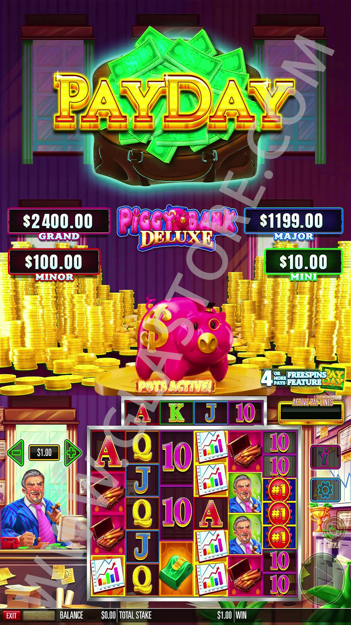 Piggy Bank Deluxe 2 by Primero Games - Great Lakes Amusement