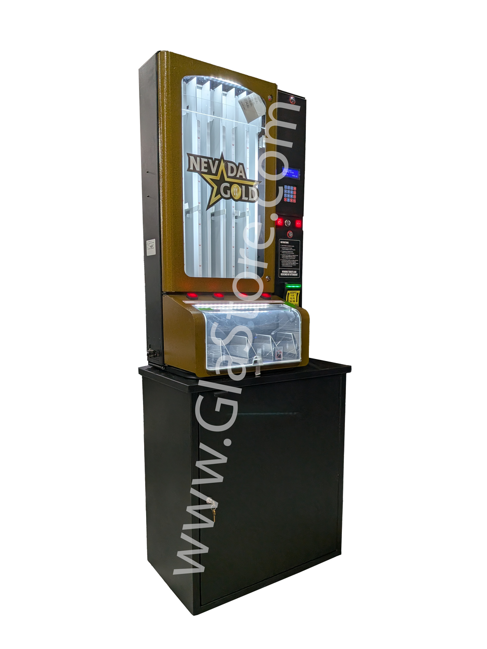 Nevada Gold Pull Tab Dispenser (with Base) - Great Lakes Amusement