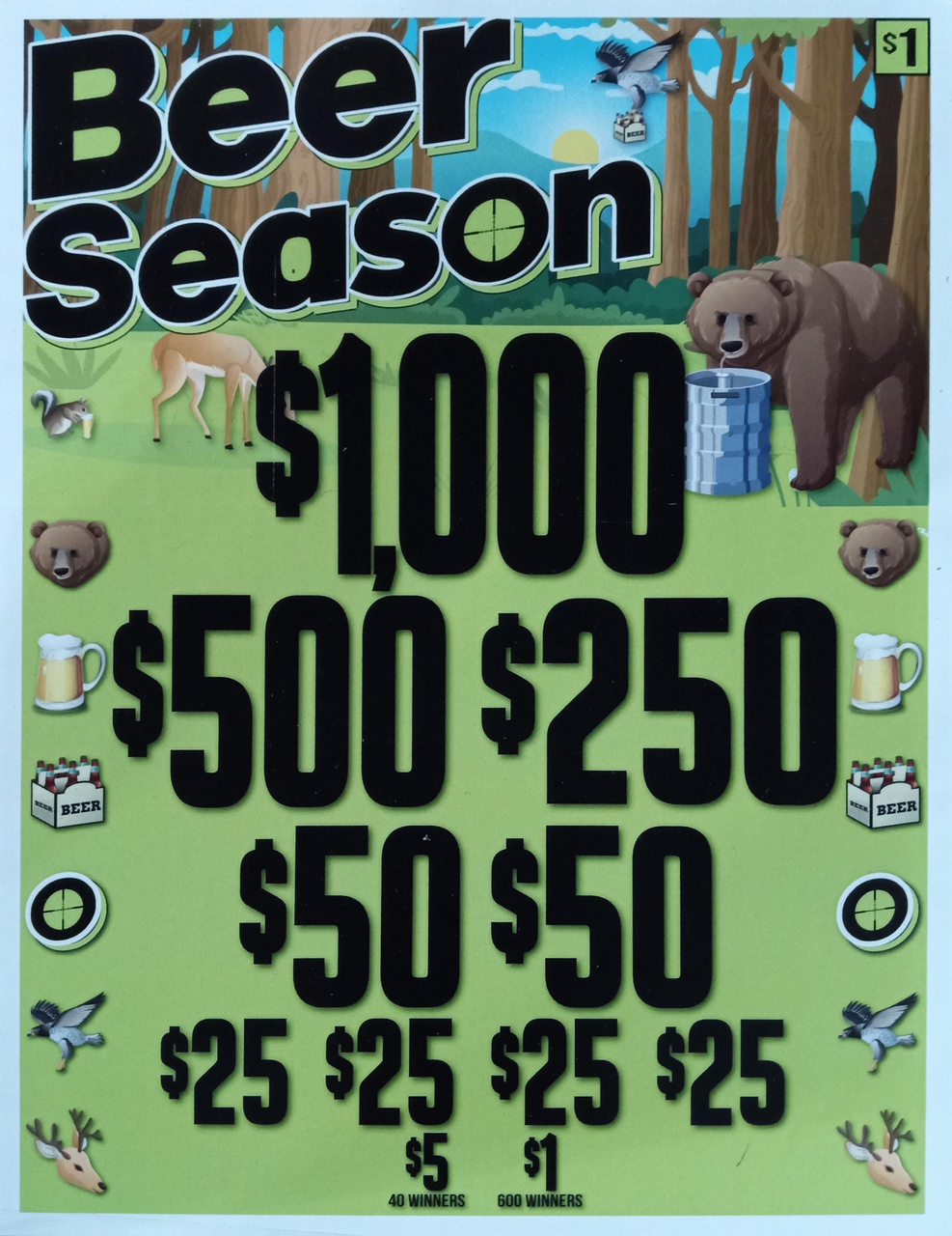 Beer Season Pull Tabs - Great Lakes Amusement