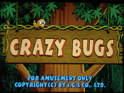 Crazy Bugs Game By IGS - CGA 8 Liner - Great Lakes Amusement