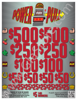 Power Pull Pull Tabs - Great Lakes Amusement