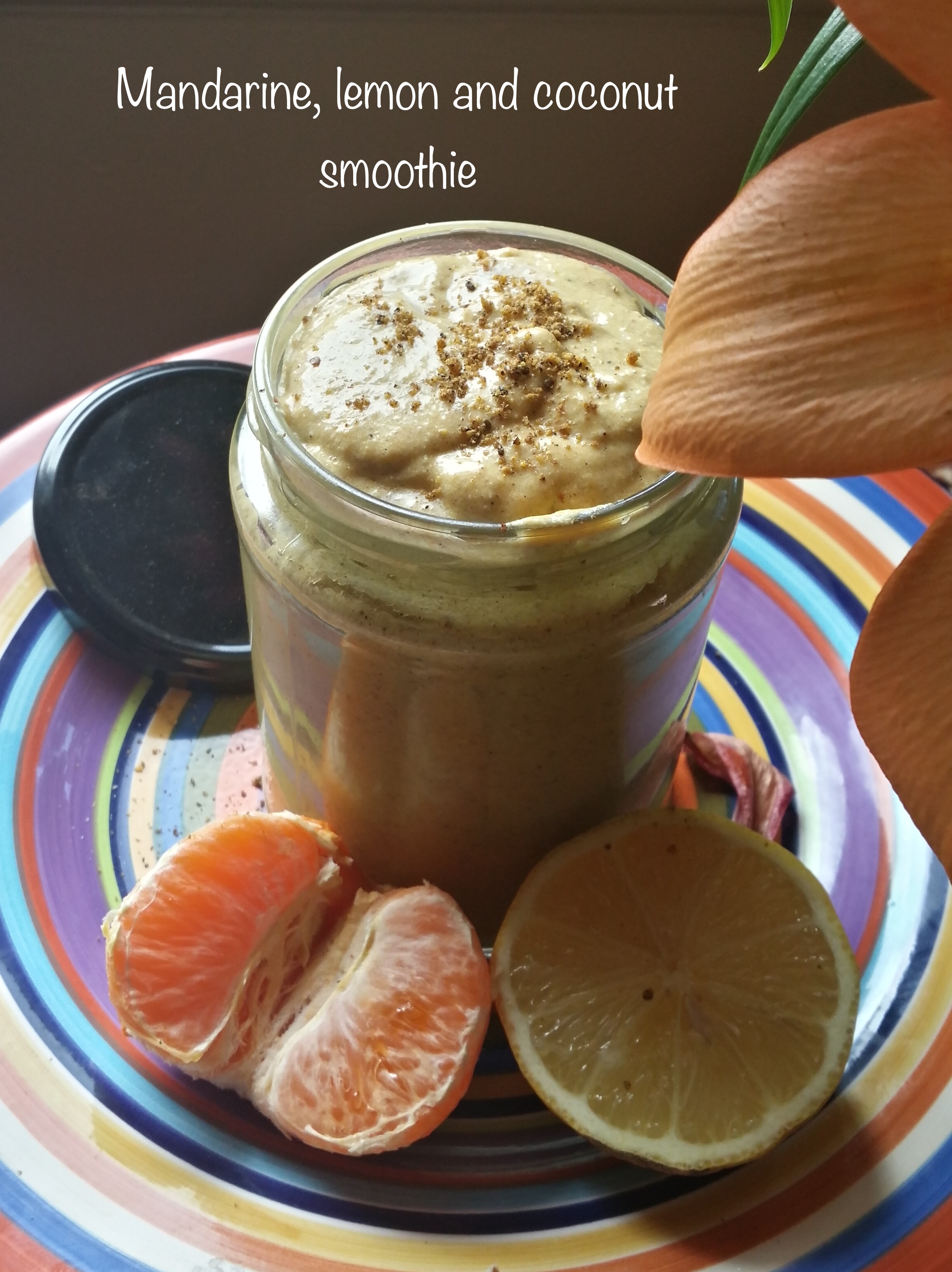 Mandarine and coconut smoothie - Juanitas Kitchen