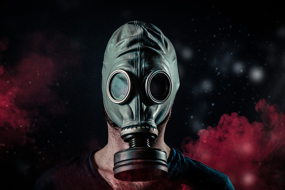 Phosgene gas