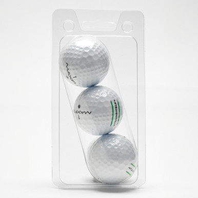 Golf Ball Clamshell Packaging - 3-Pack Egg Carton Bottom | VisiPak