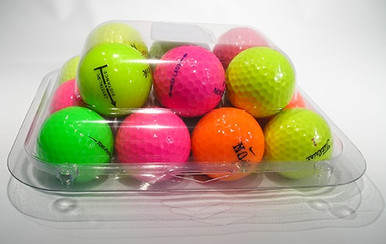 Golf Ball Clamshell Packaging - 18-Pack Egg Carton Bottom | VisiPak